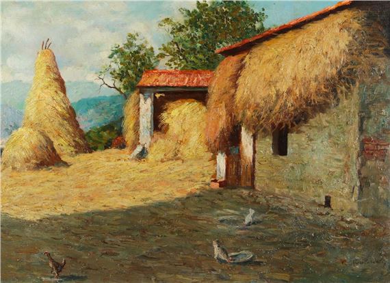 Eva Stuart Watt | THE FARMYARD | MutualArt