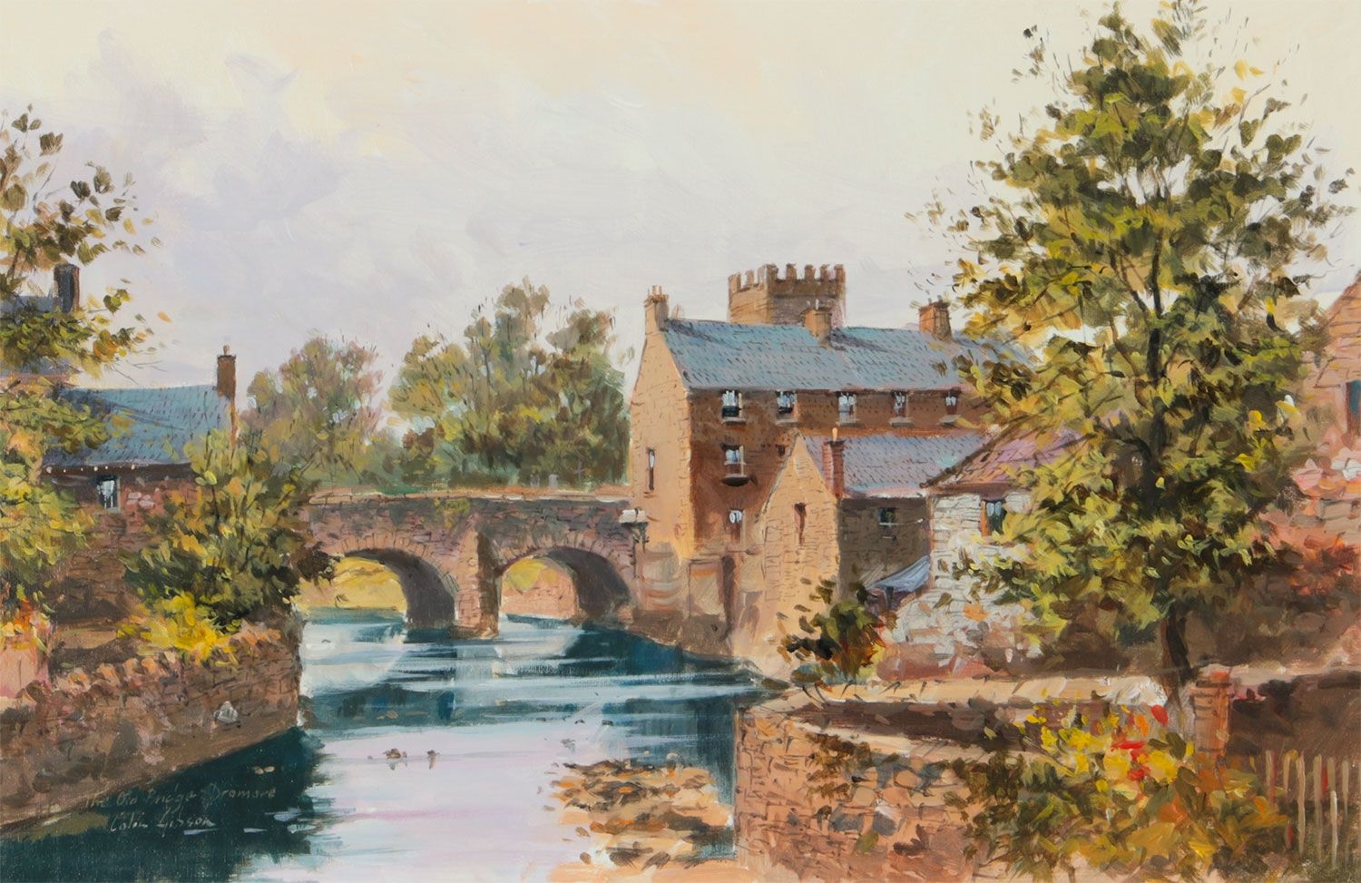 Colin Gibson | THE OLD BRIDGE AT DROMORE | MutualArt