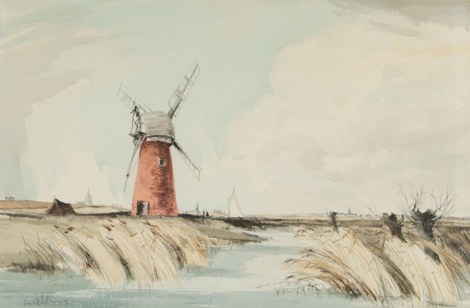 Leslie L. Hardy Moore | NORFOLK MILL | MutualArt