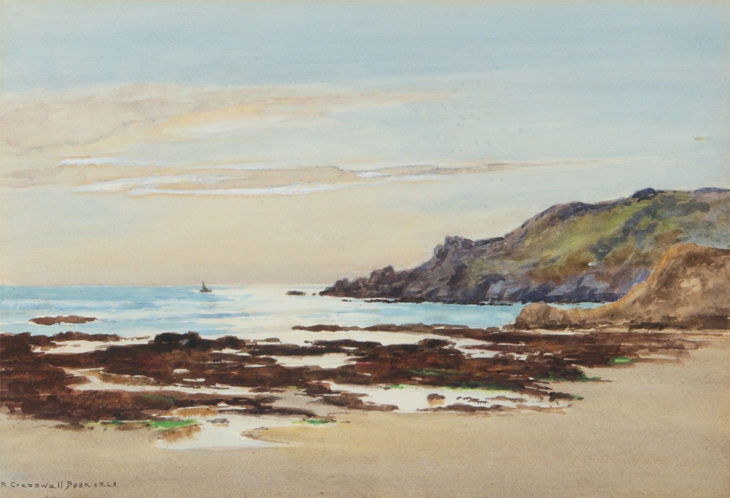 Robert Cresswell Boak | EVENING PORT RONAN, DONEGAL | MutualArt