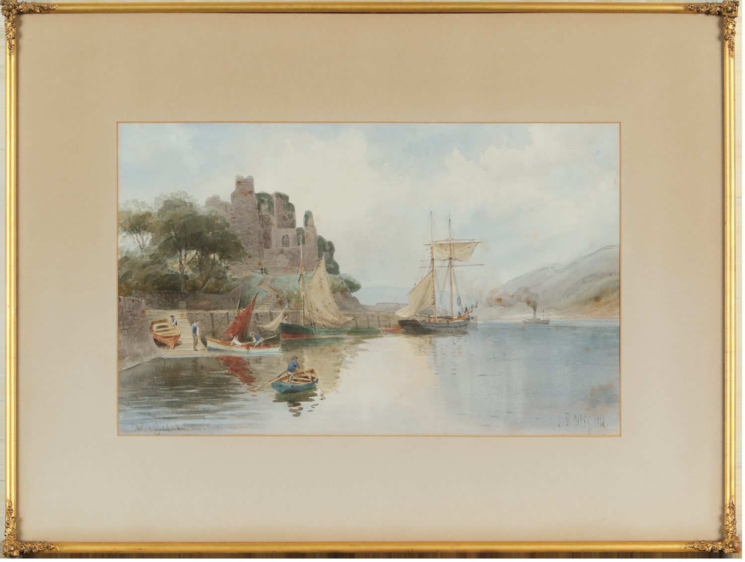 Joseph William Carey | 'KING JOHN'S CASTLE, CARLINGFORD LOUGH' (1918 ...