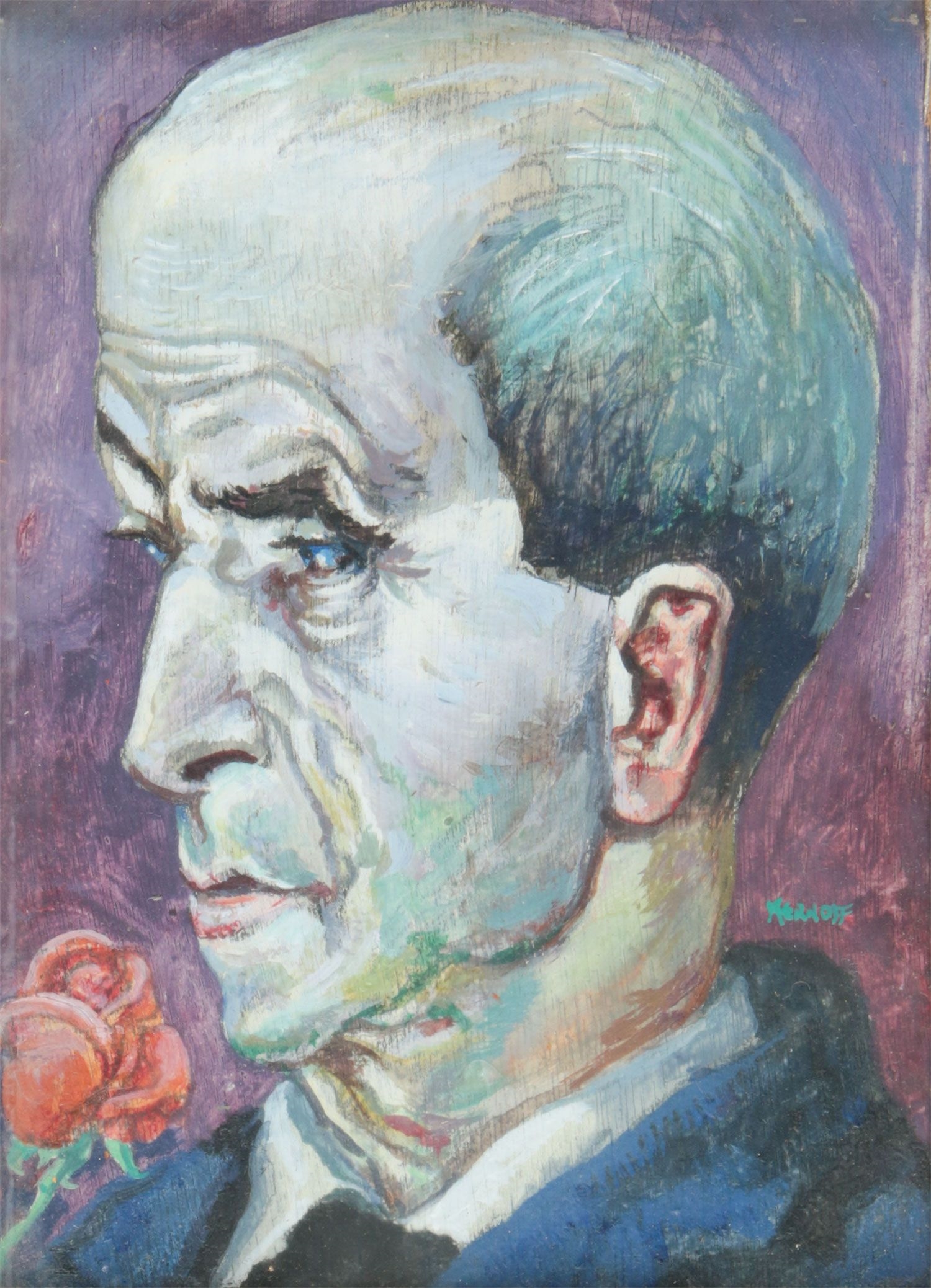 Harry Kernoff | PORTRAIT OF JACK BUTLER YEATS | MutualArt