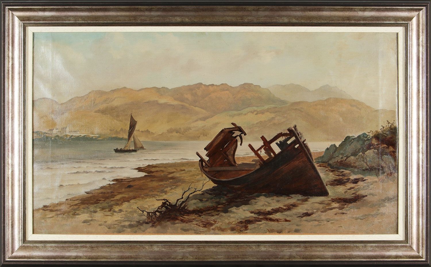 William Docherty Weir | BEACHED BOAT | MutualArt