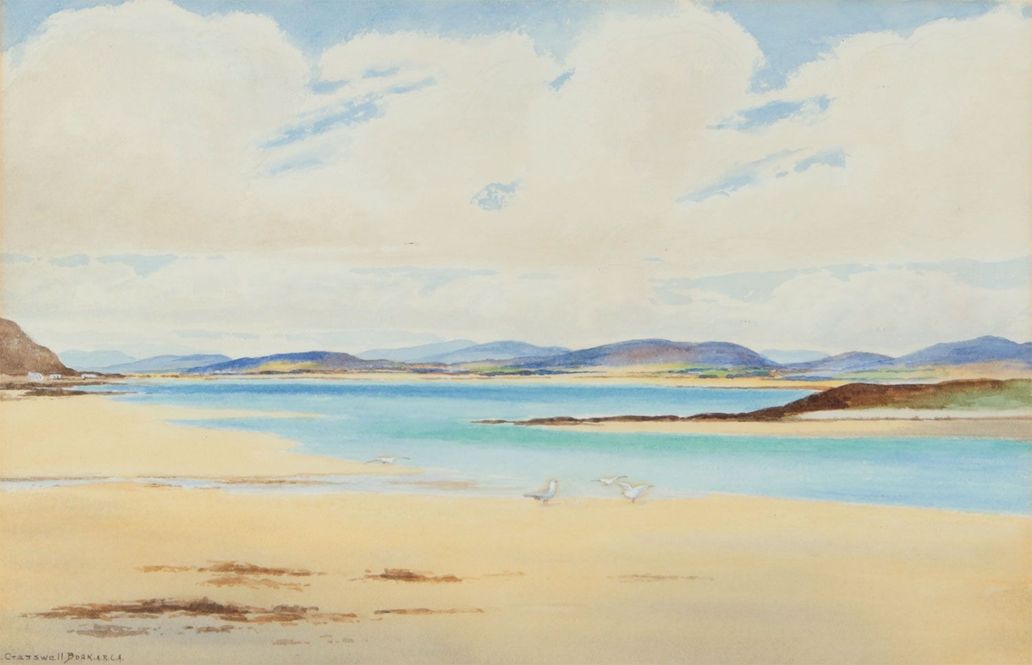 Robert Cresswell Boak | THE WHITE STRAND, CARNDONAGH DONEGAL | MutualArt