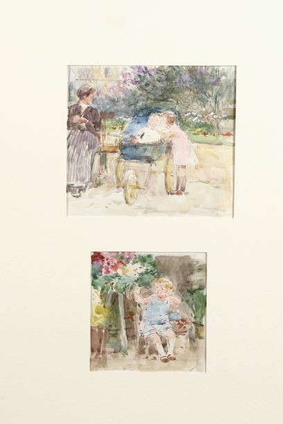 Victor-Gabriel Gilbert | THE GRASSHOPPER AND THE ANT | MutualArt