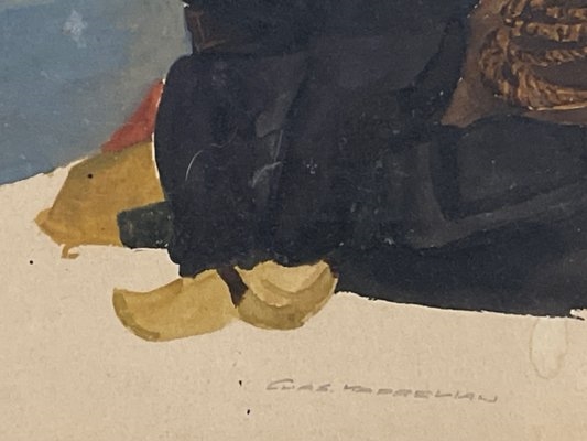 Charles Kaprelian | Charles Kaprelian. 2 Mixed Media/Paper Paintings ...