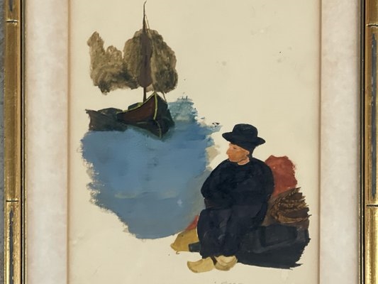 Charles Kaprelian | Charles Kaprelian. 2 Mixed Media/Paper Paintings ...