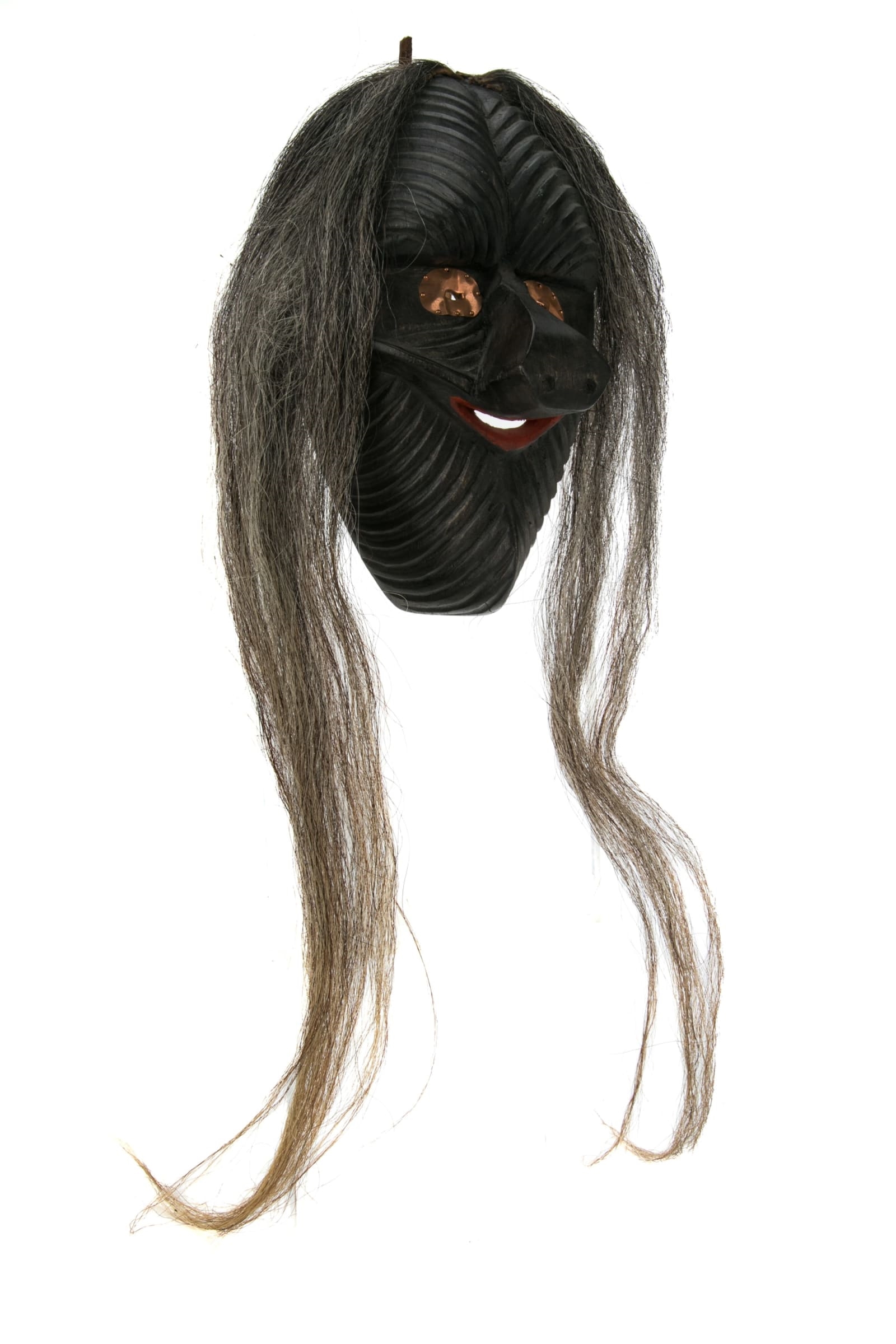 Jacob Ezra Thomas | Wolf Mohawk Clan Mask (Circa 1970s) | MutualArt