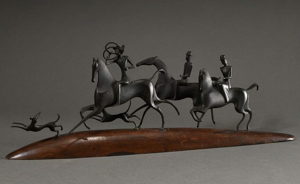 Franz Hagenauer | Group of Four Patinated Bronze Figures (Circa 1950 ...