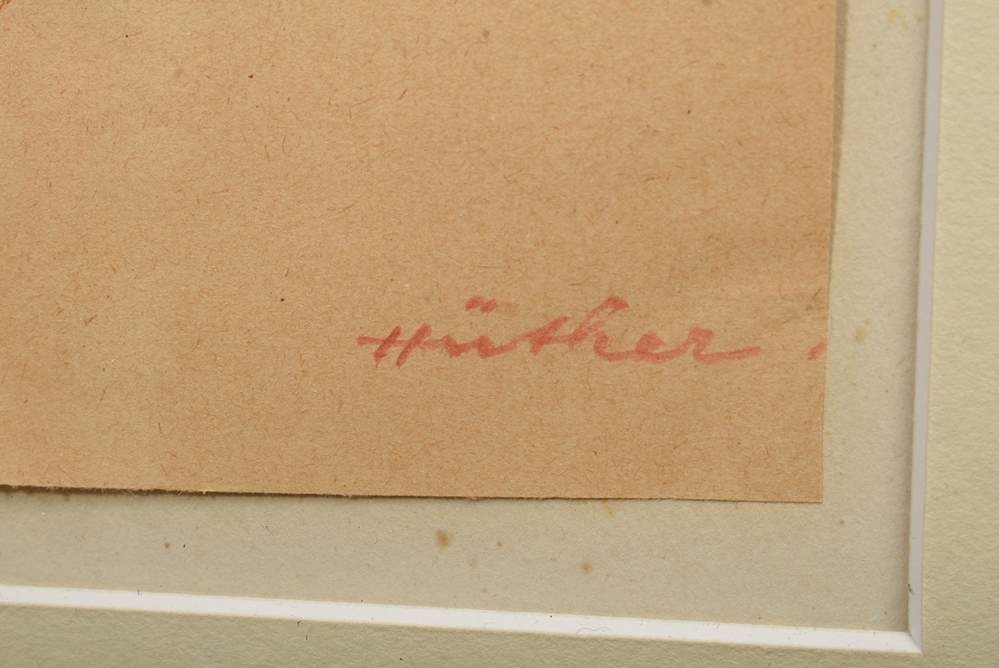 Julius Hüther | Portrait of a woman with braided hairstyle | MutualArt