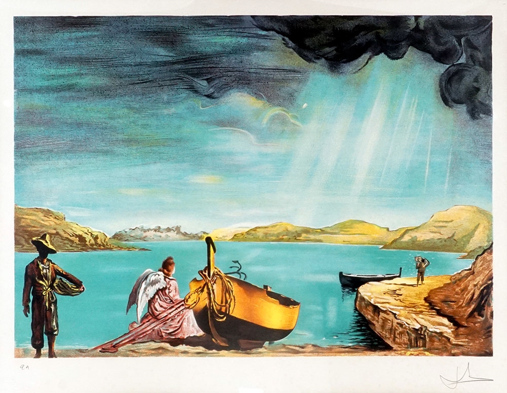 Salvador Dalí | The Angel of Port Lligat (1952) | MutualArt