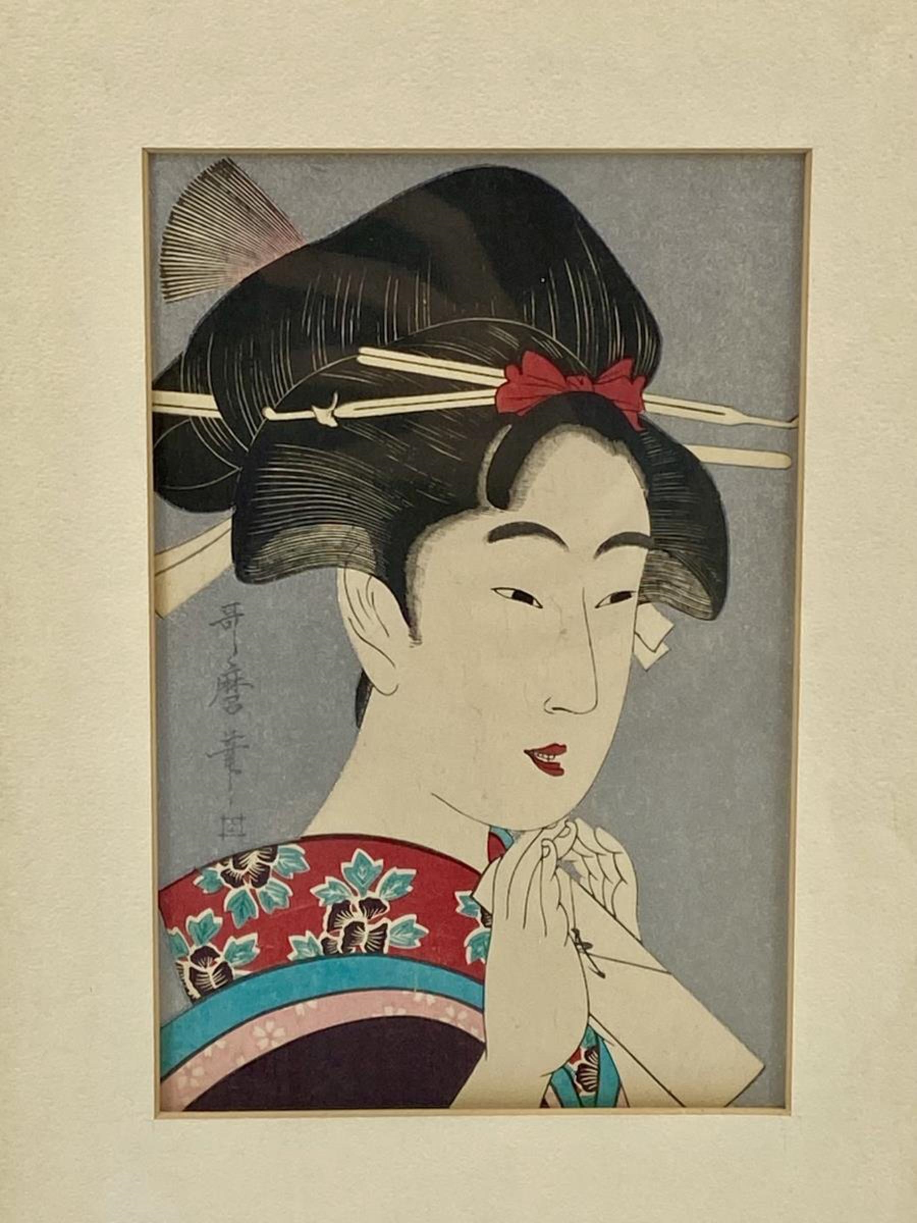Kitagawa Utamaro | Kitagawa Utamaro Geisha Wood Block Prints (Circa ...