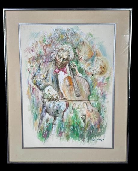 Efim Frumin | EFIM FRUMIN PASTEL ON PAPER THE MELODY | MutualArt