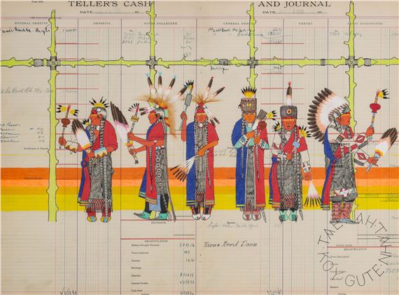 Jack Vincent Anquoe | Kiowa Gourd Dance (1920s) | MutualArt