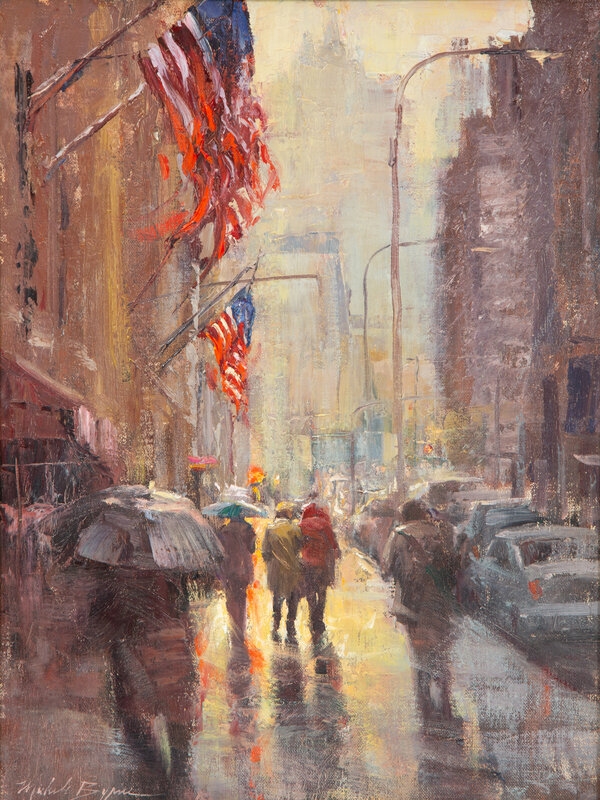 Michele Byrne | Michele Byrne (American, b. 1959) Rainy Day in New York ...