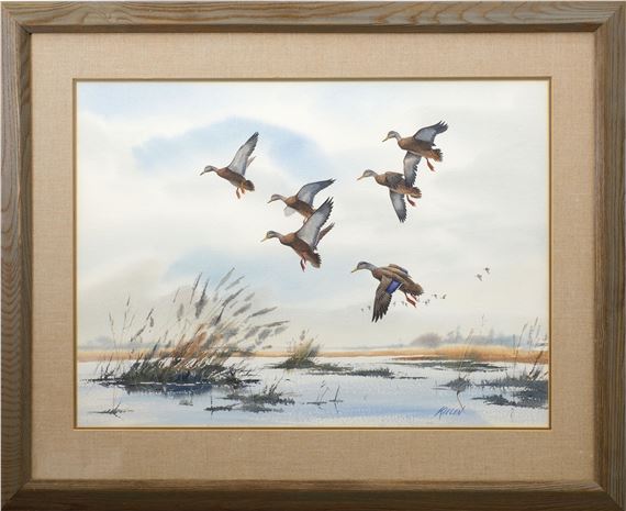 Jim Killen | Black ducks | MutualArt