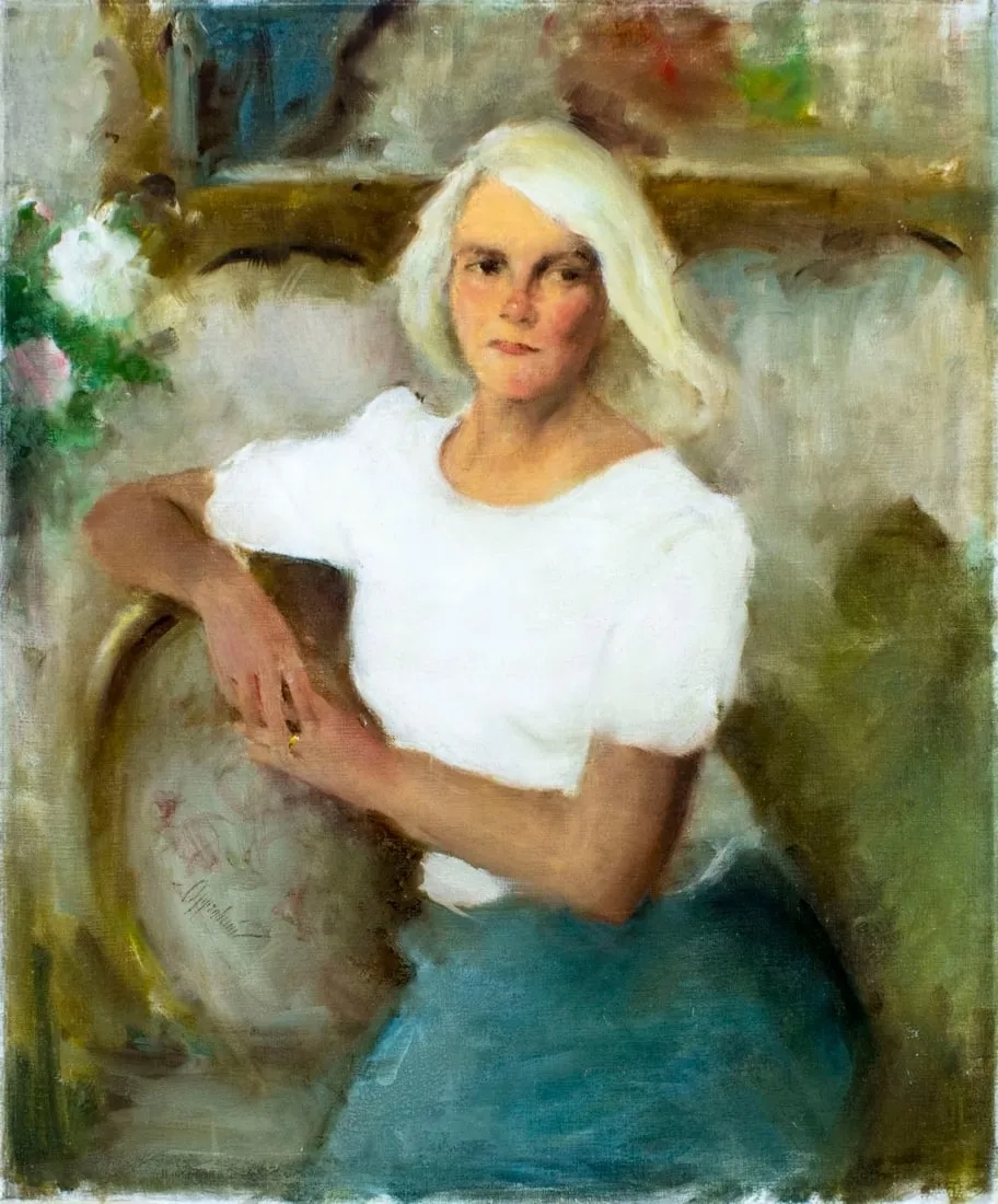 Samuel Oppenheim | Portrait of Woman | MutualArt