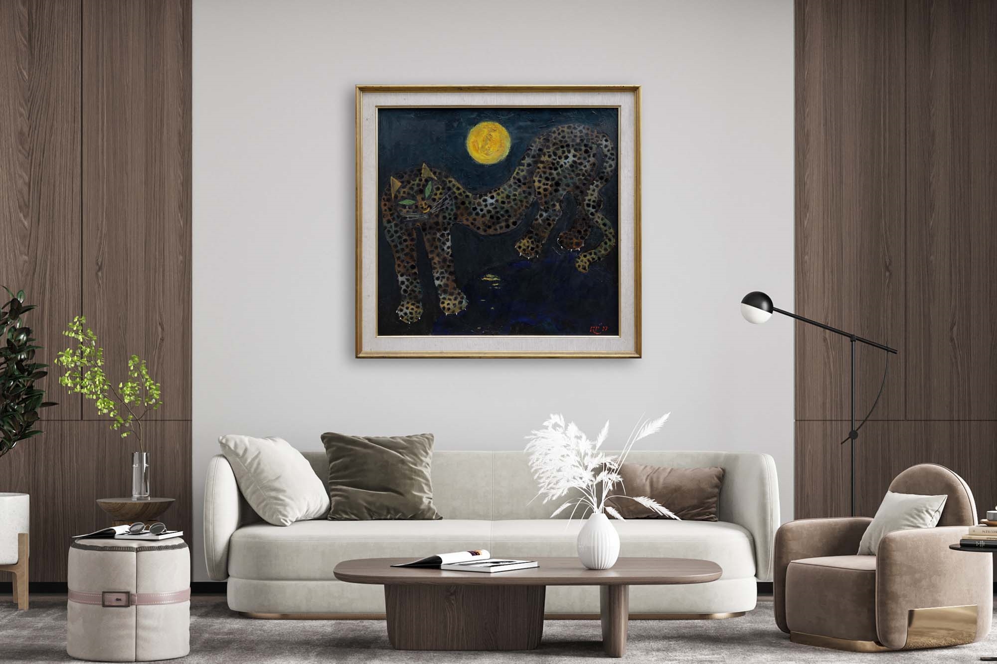 Popo Iskandar | Macan dan Bulan Purnama, 1997 | MutualArt