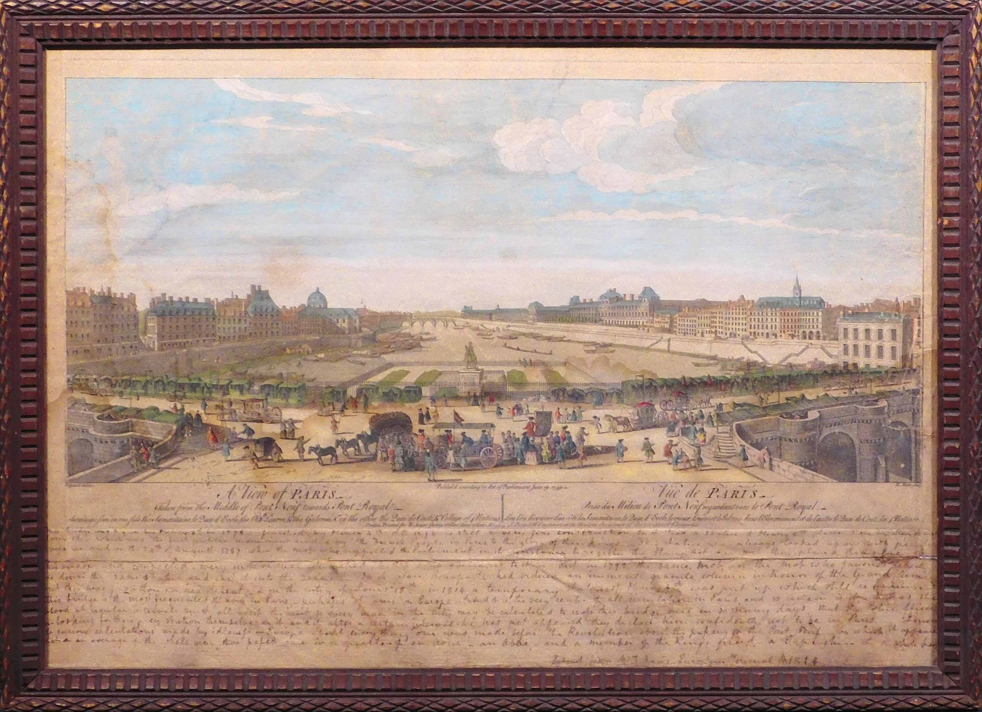 Jacques Rigaud | A View of Paris from the Pont Neuf | MutualArt