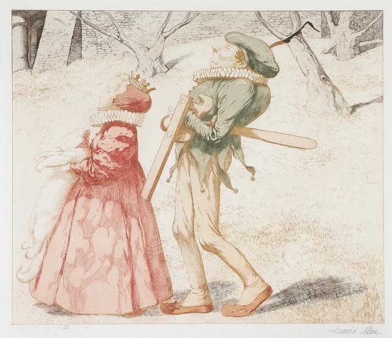 Louis Moe | Prinsessen og hendes Nar (1914) | MutualArt