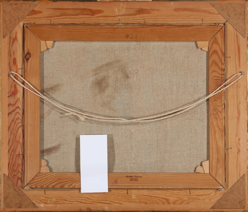 Arild Rosenkrantz | View from Italy with temple ruins (1961) | MutualArt