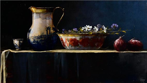 Martin Mooney | Still Life with Rose Bowl (1996 (1996) | MutualArt