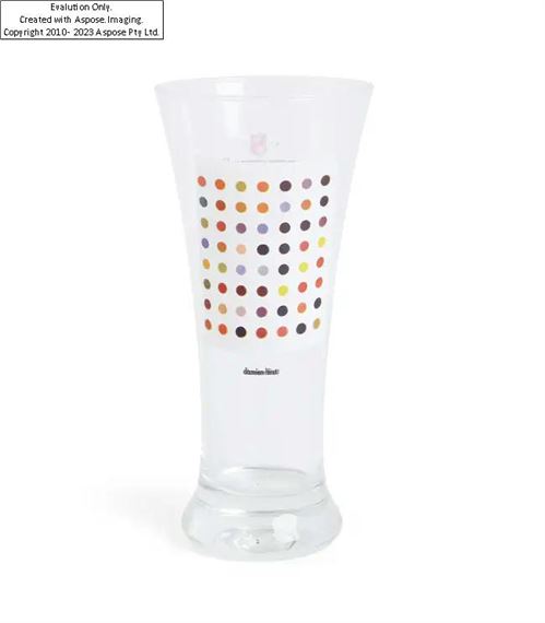Damien Hirst | British b. 1965- Opium (Beck's beer glass) (2002 ...