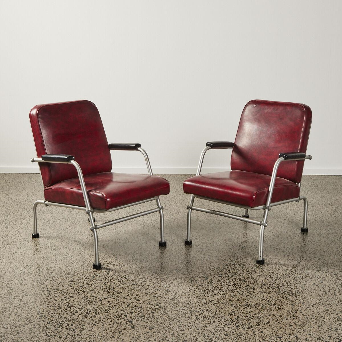 Warren McArthur | A Pair of Chrome Chairs by Warren McArthur | MutualArt