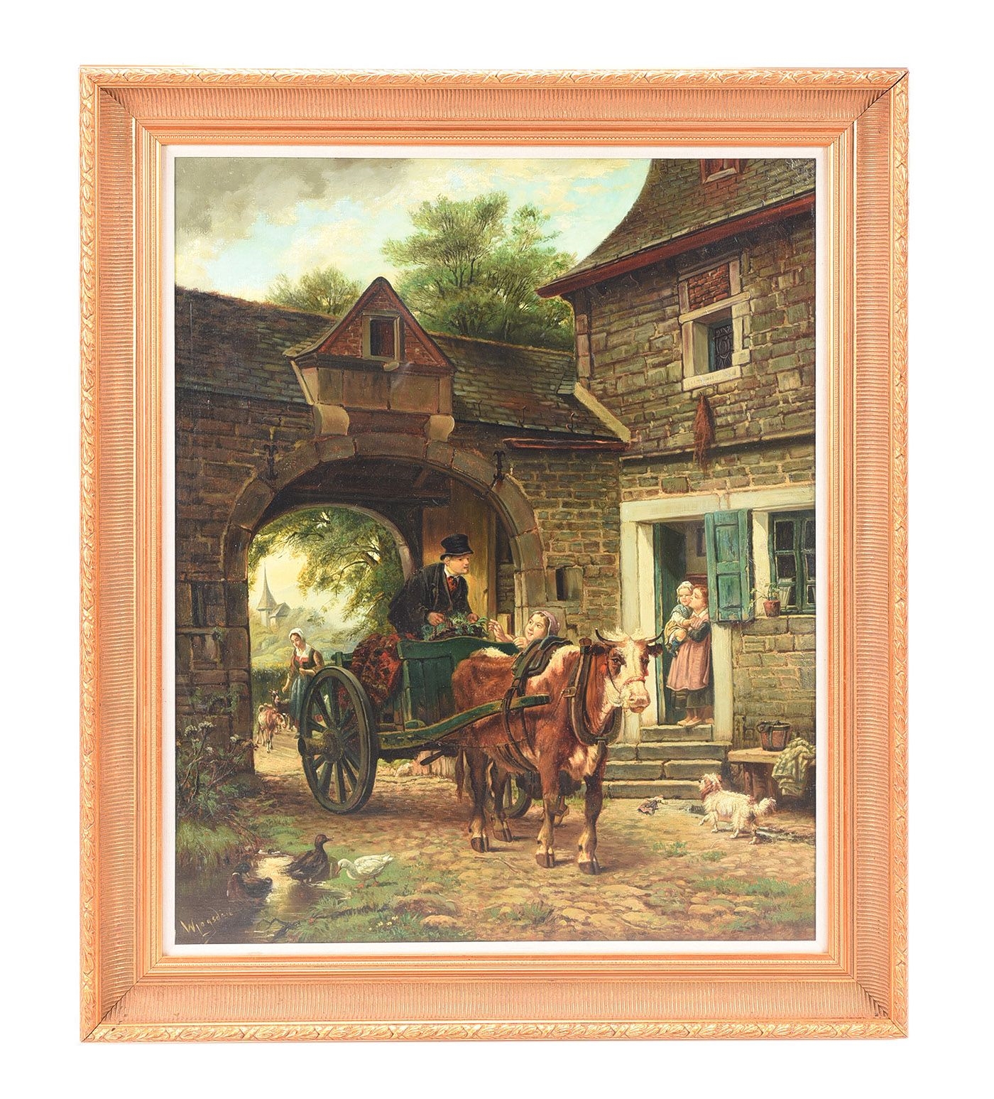 William Logsdail | LARGE GILT FRAMED OIL | MutualArt