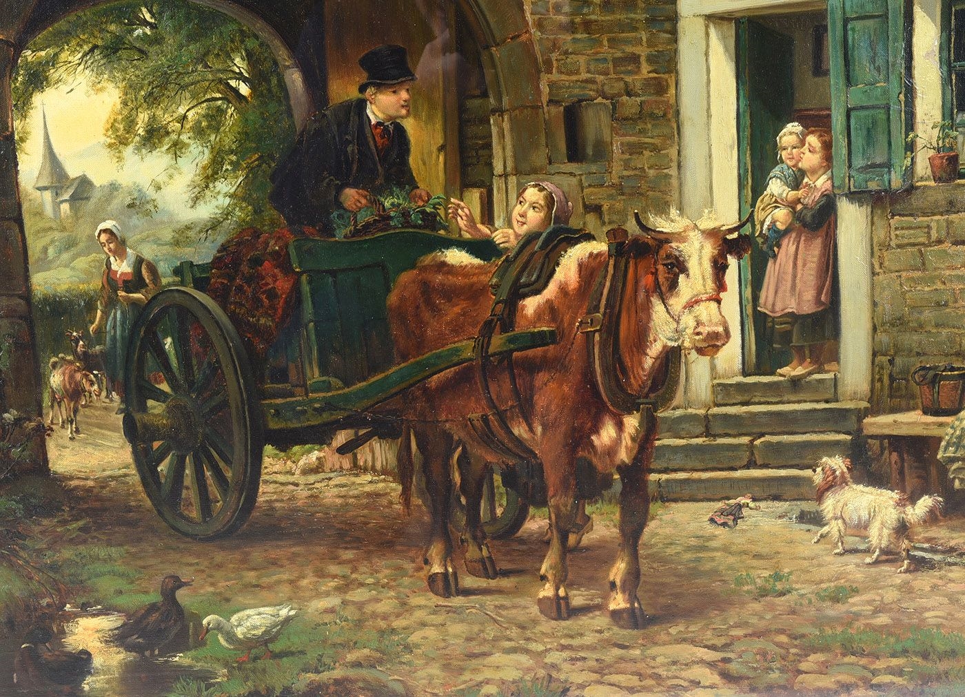 William Logsdail | LARGE GILT FRAMED OIL | MutualArt