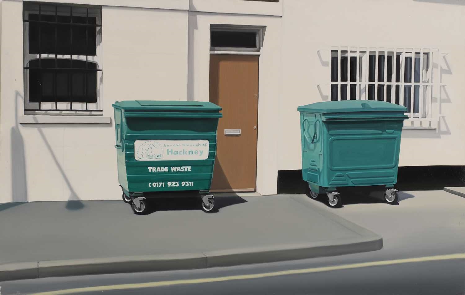 Kiera Bennett | Green Bins' inscribed with title and dated '1995' verso ...