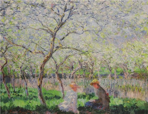 Claude Monet | Springtime,1886' gouttelette in (1886) | MutualArt