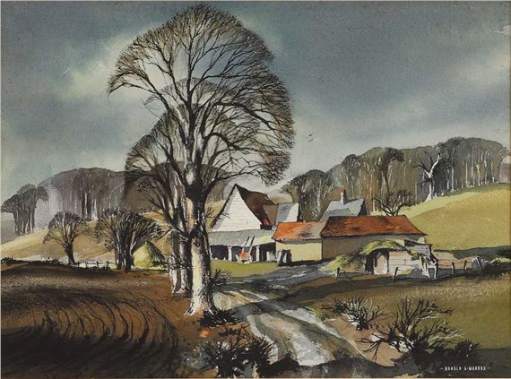 Ronald Maddox | Botany Bay Farm, Old Stevenage to Walkern | MutualArt