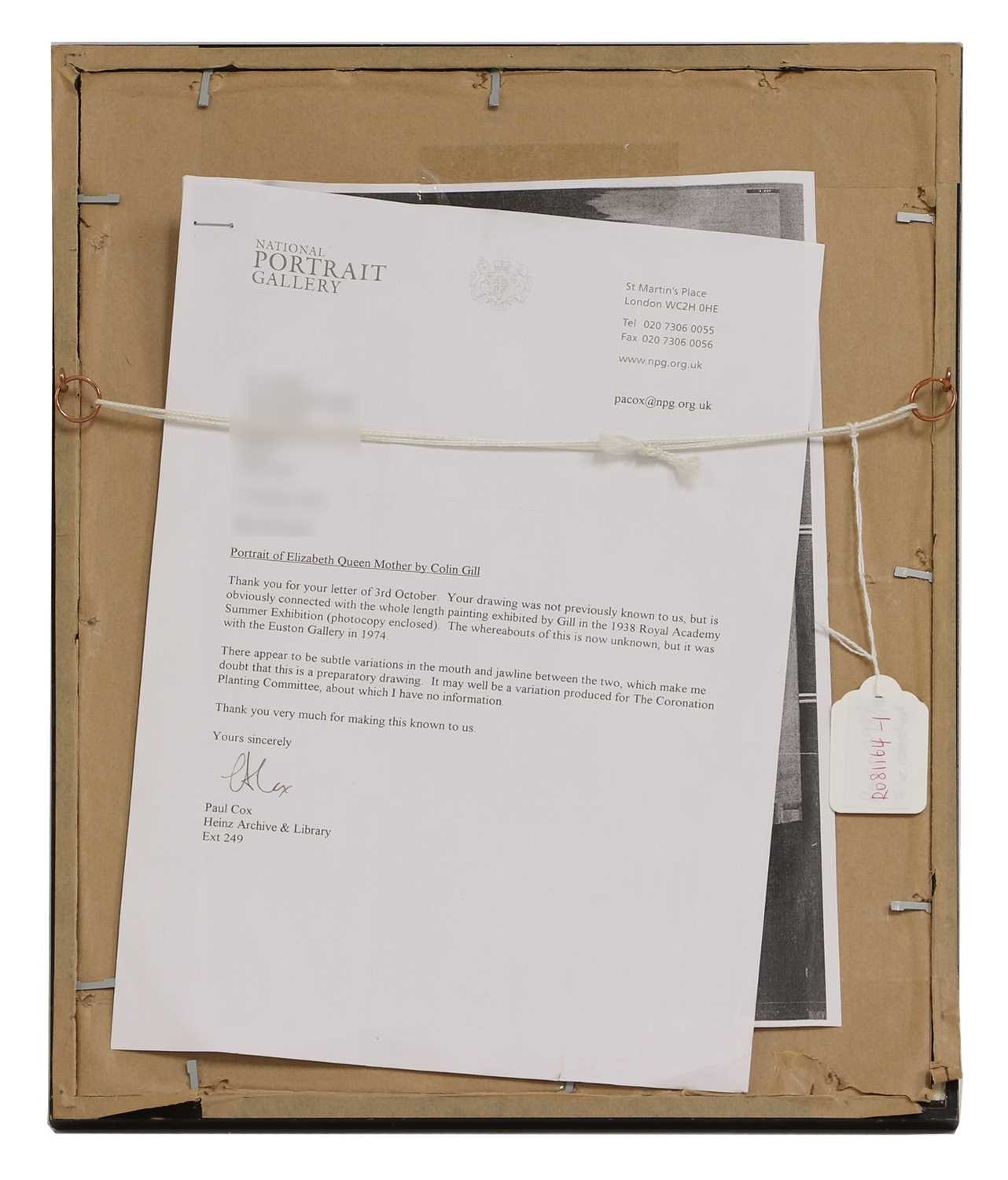 Colin Gill | Colin Gill' and inscribed 'Her Majesty The Queen/Patron ...