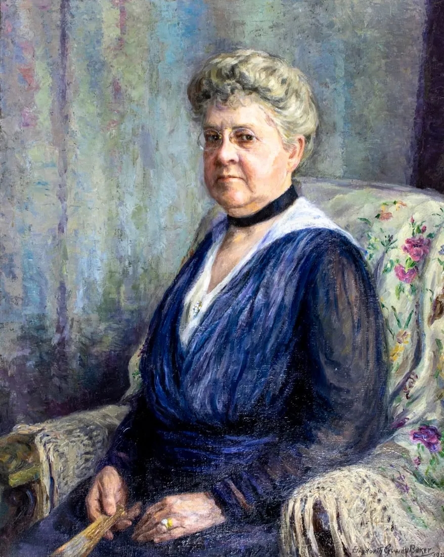 Elizabeth Baker | Portrait of Mary Swift - Mrs Joseph C Thoms (1922 ...