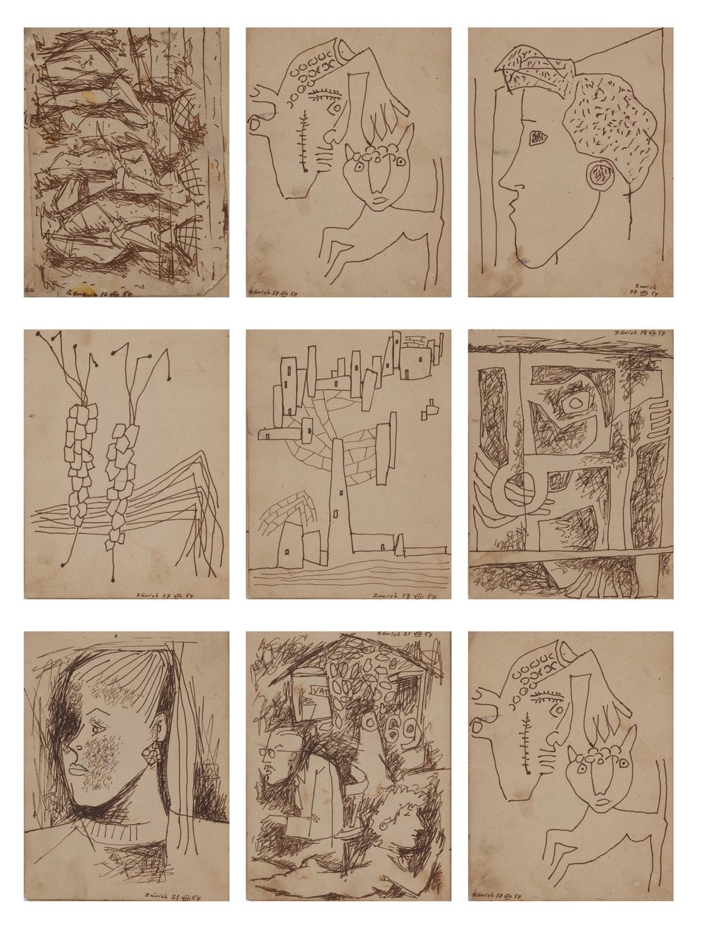 Maqbool Fida Husain | Untitled (Circa 1960s) | MutualArt