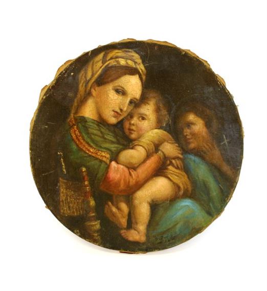 Gaston Bonfils | Gaston BONFILS (1855-1946) La Vierge à la chaise from ...