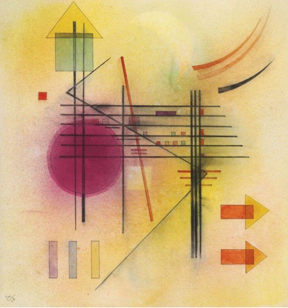 Wassily Kandinsky | Vibrant 1928 Tableau original (1928) | MutualArt