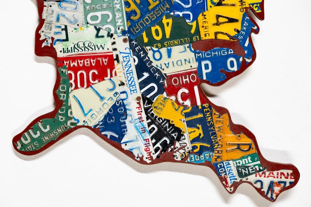 Aaron Foster | Aaron Foster Designs: USA Map #1122 (1122) | MutualArt