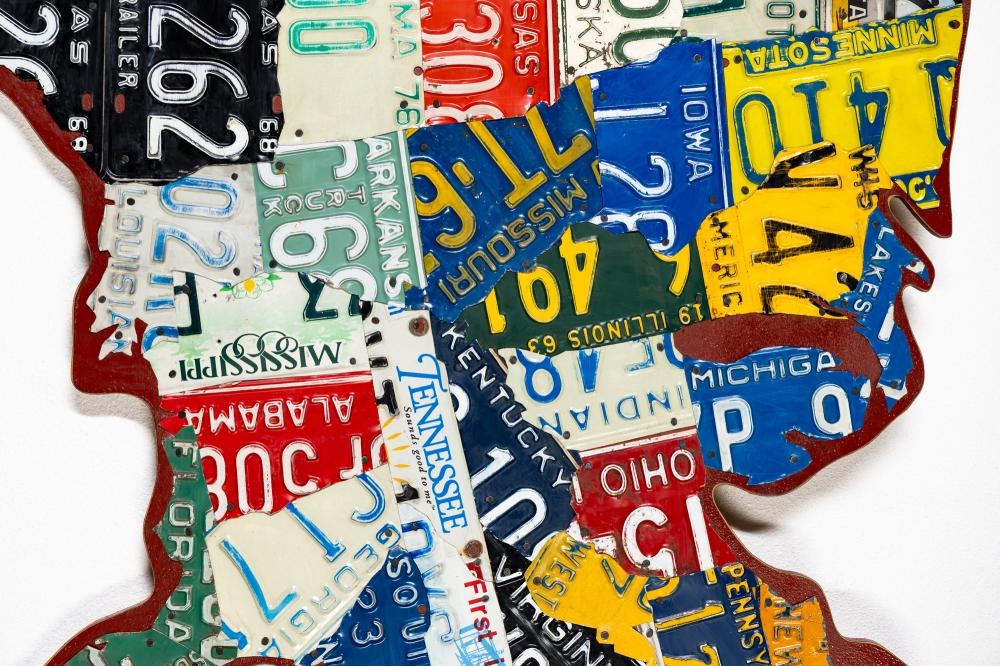 Aaron Foster | Aaron Foster Designs: USA Map #1122 (1122) | MutualArt