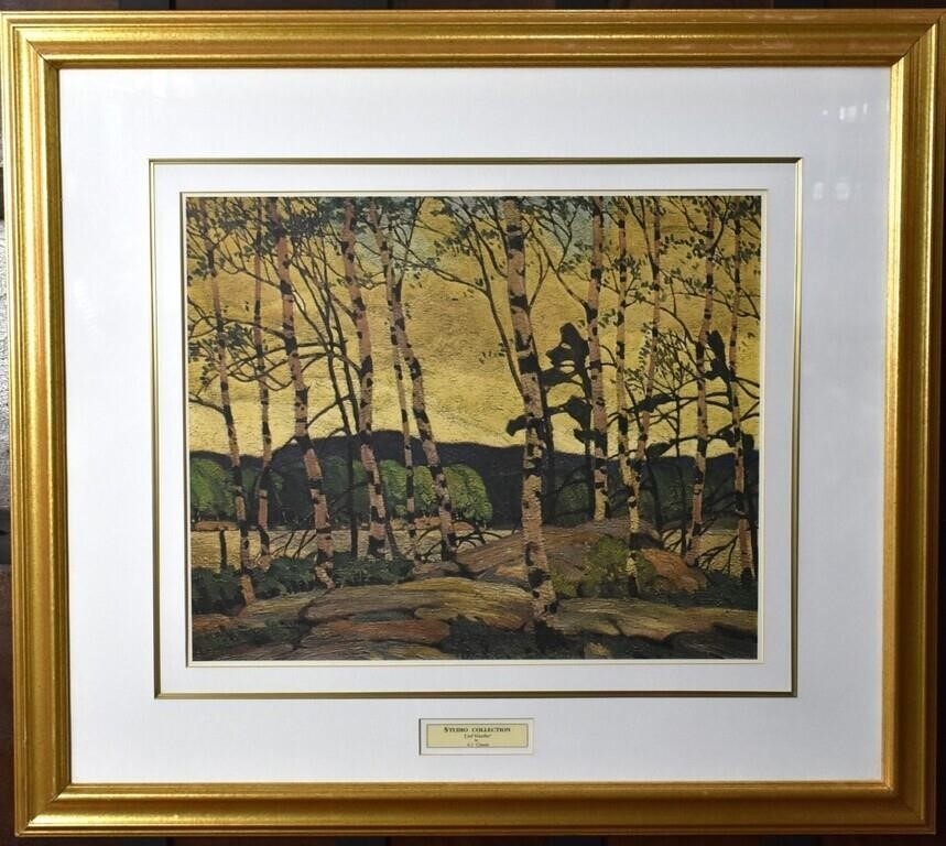 Alfred Joseph Casson | AJ CASSON STUDIO COLLECTION LITHOGRAPH PRINT ...