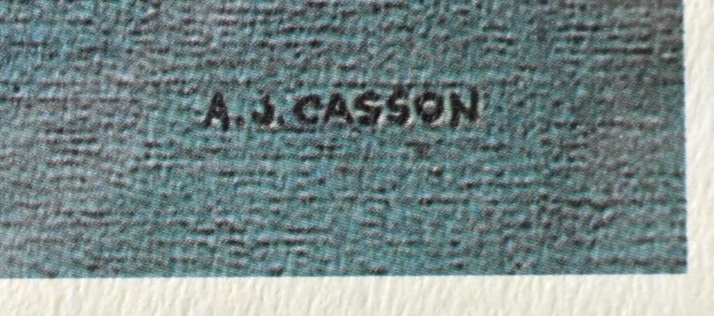 Alfred Joseph Casson | AJ CASSON STUDIO COLLECTION LITHOGRAPH PRINT ...