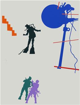 Urs Dickerhof | Les fragments mecaniques 1-5 | MutualArt