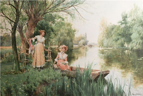 Alfred Augustus Glendening Jr. | The first days of spring (1896 ...