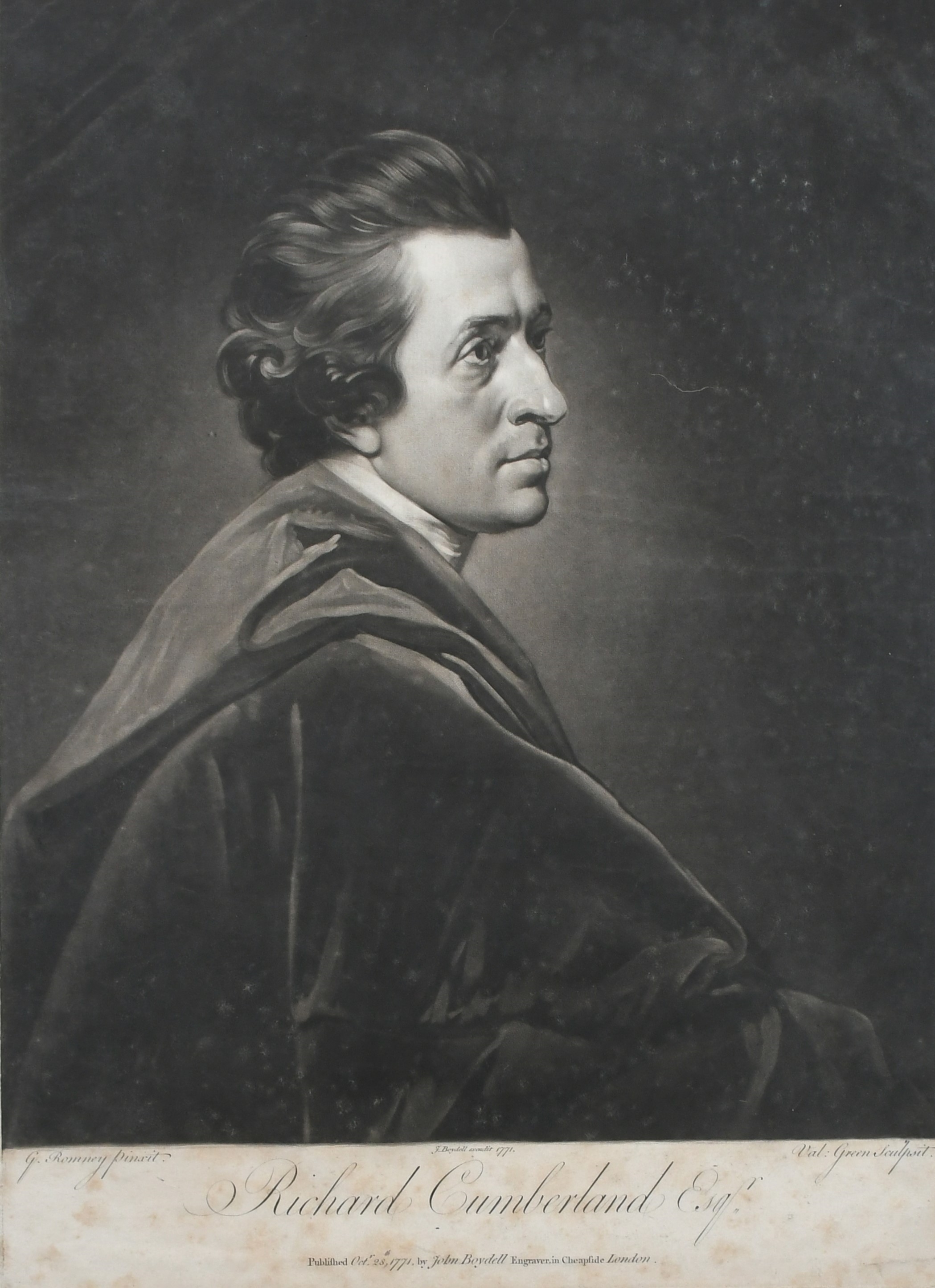 George Romney | Portrait of Henrietta Maria North (d.1796); Portrait of ...