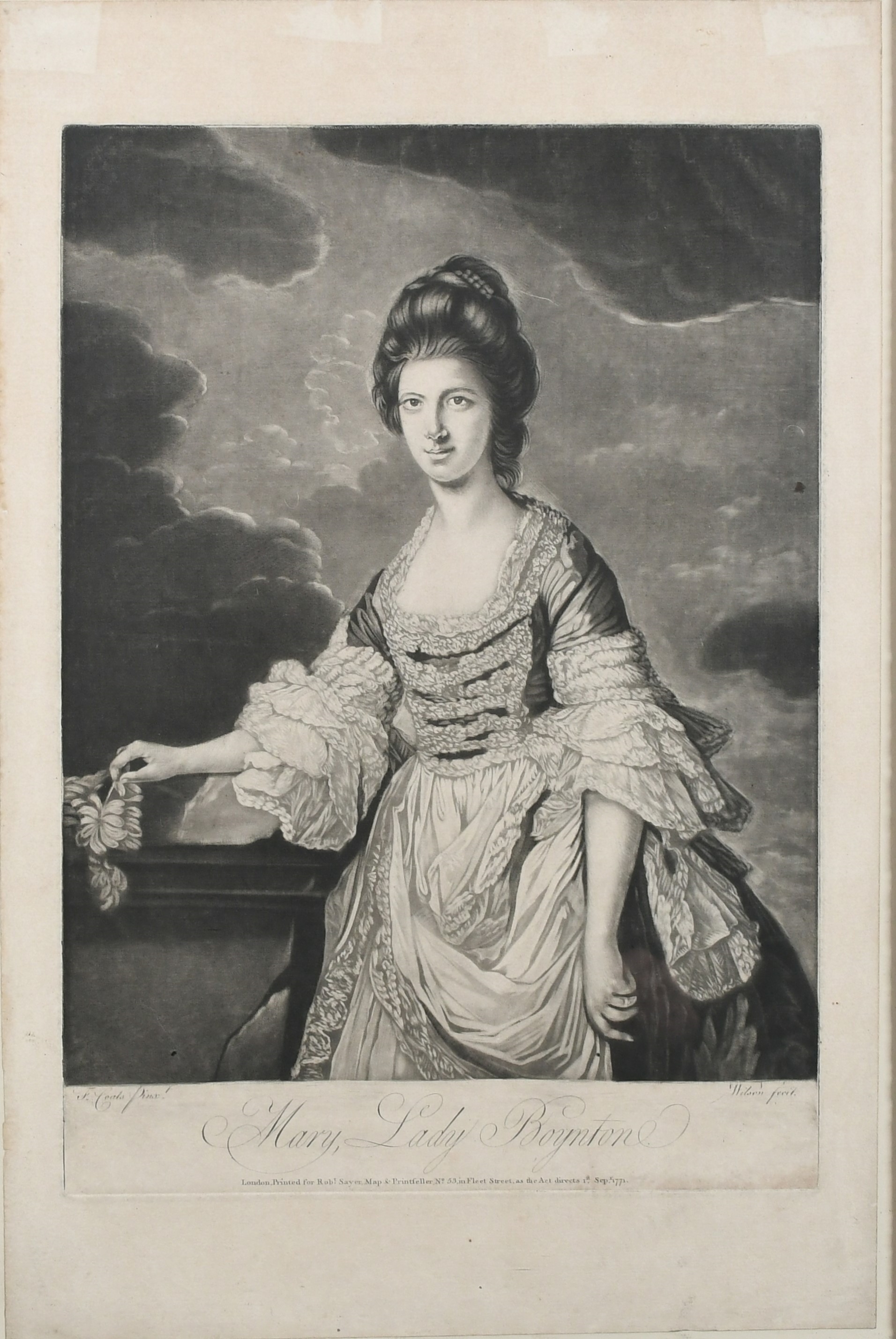 George Romney | Portrait of Henrietta Maria North (d.1796); Portrait of ...