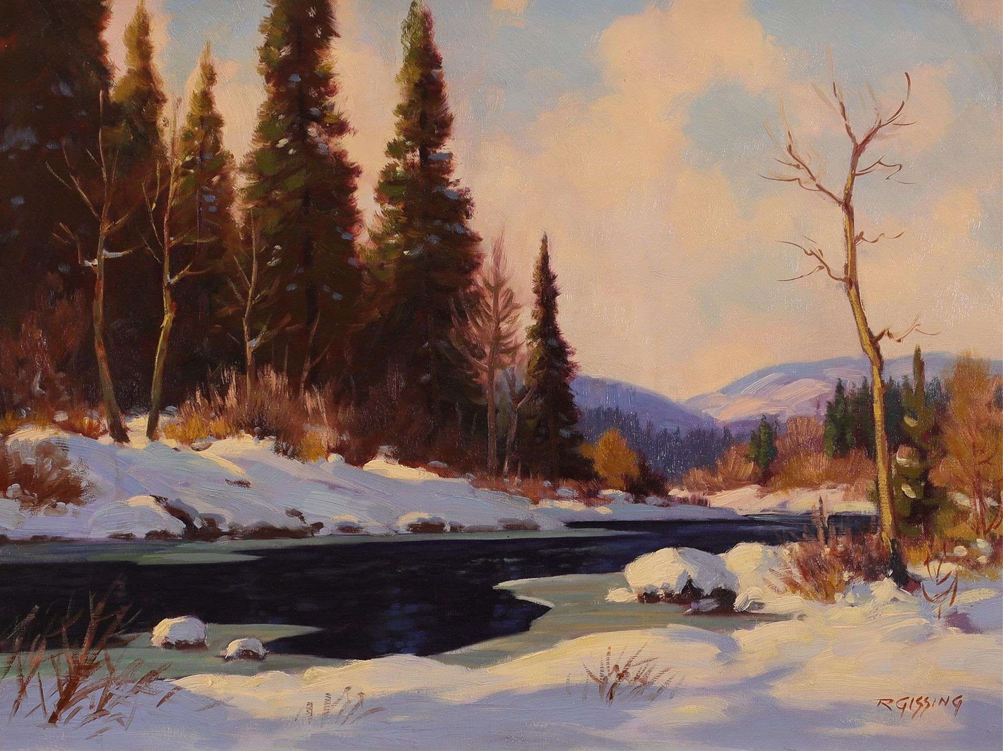 Roland Gissing | THE RIVER BANK (2024) | MutualArt
