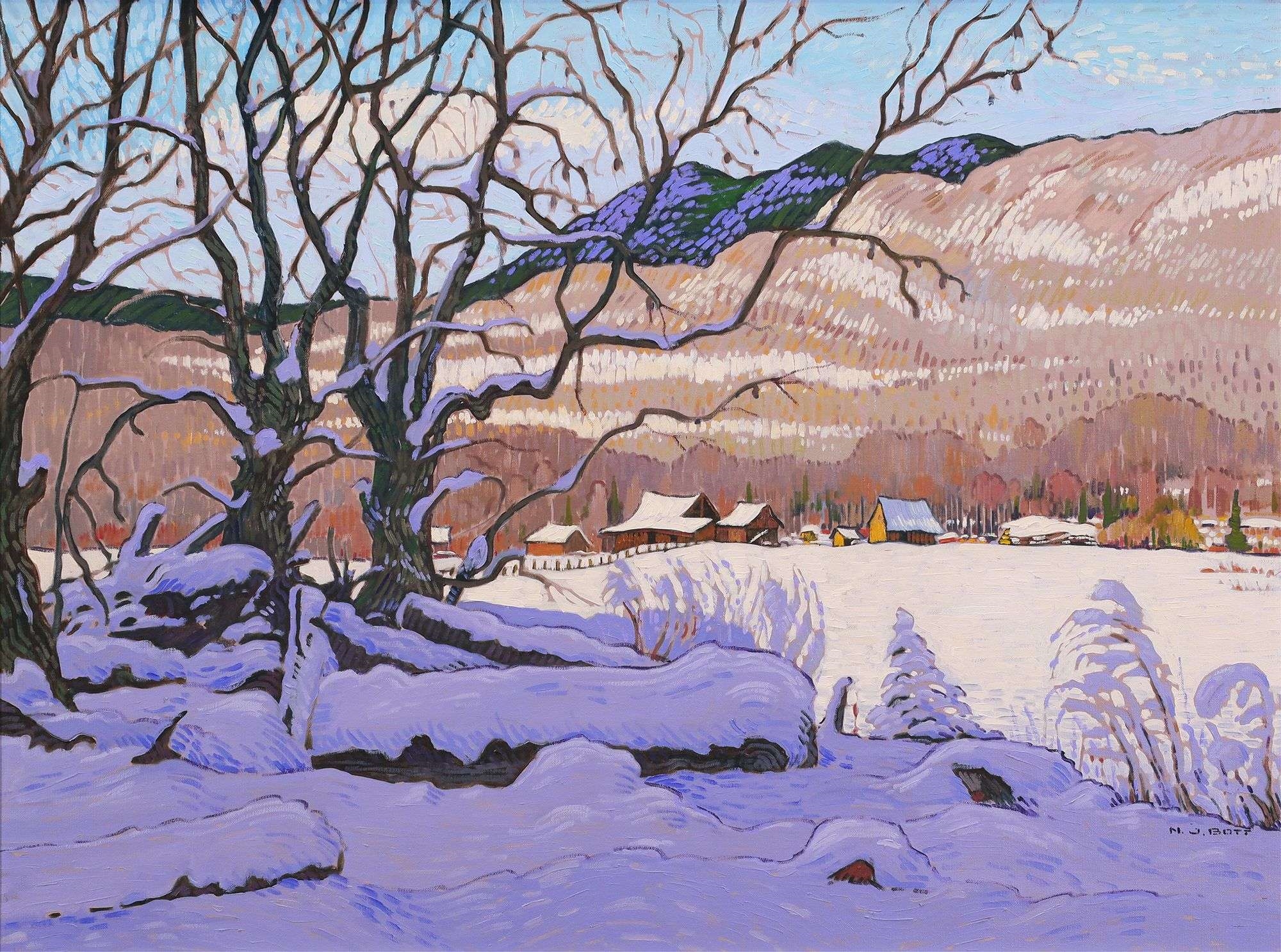 Nicholas Bott | River Bank | MutualArt