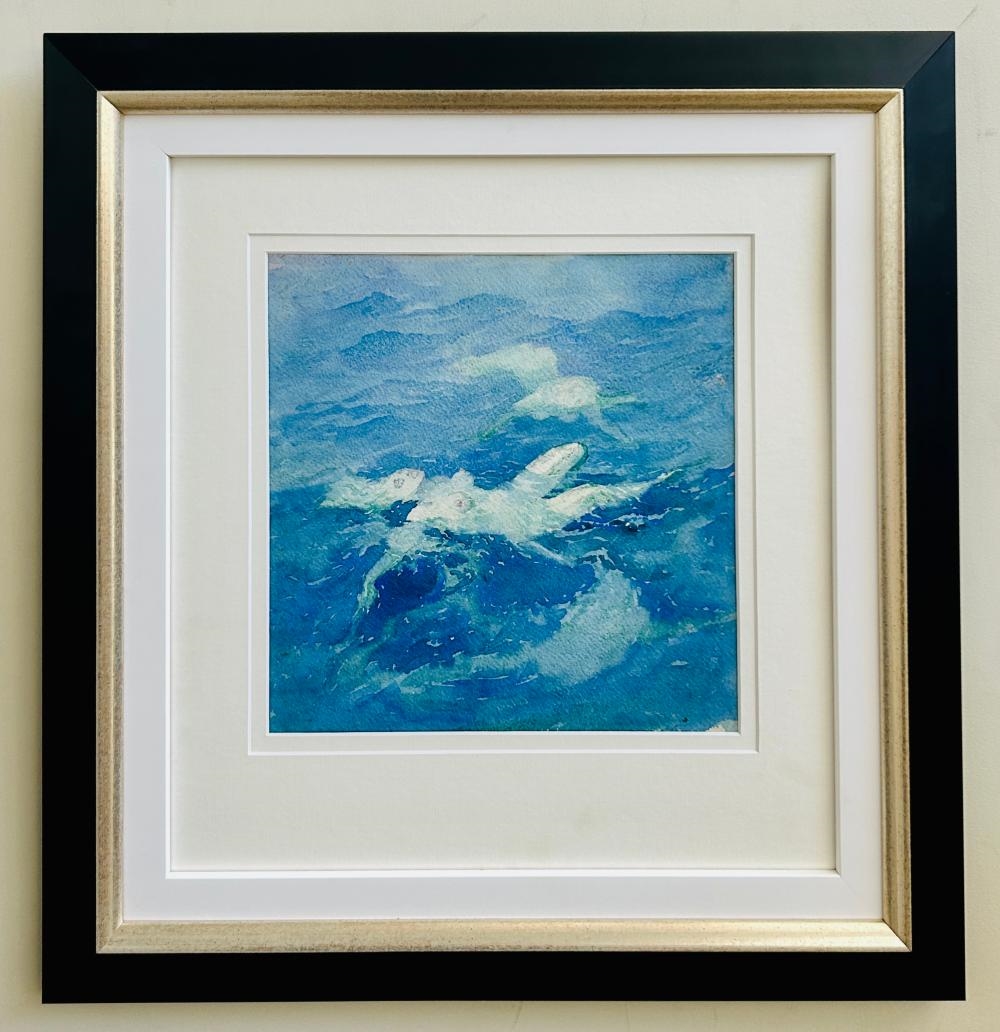 Norman Lindsay | Sea Nymphs (Circa 1945) | MutualArt