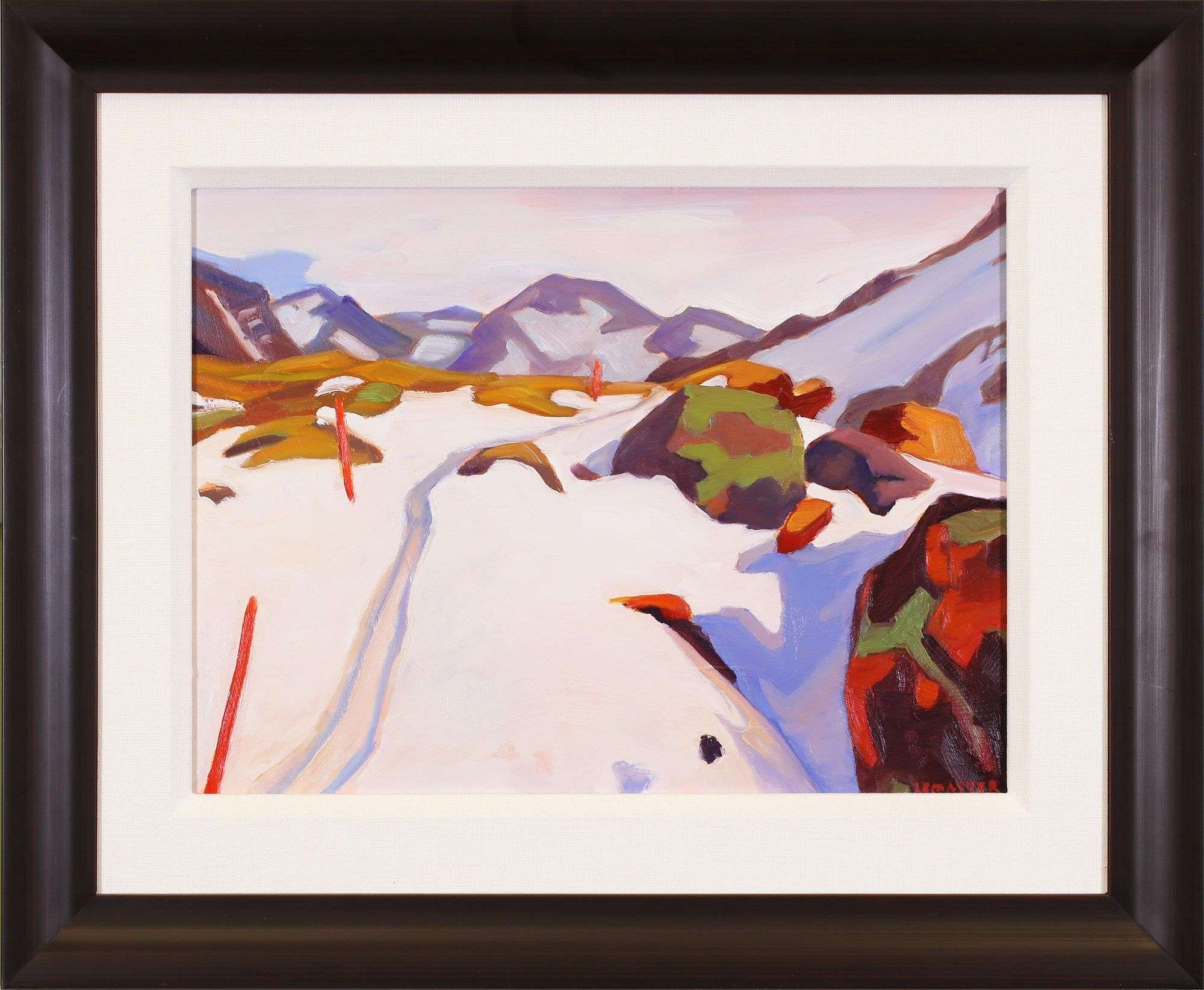 Denise Lemaster | BOULDER PASS IN COLOUR (SKI TRAIL INTO SKOKI LODGE ...